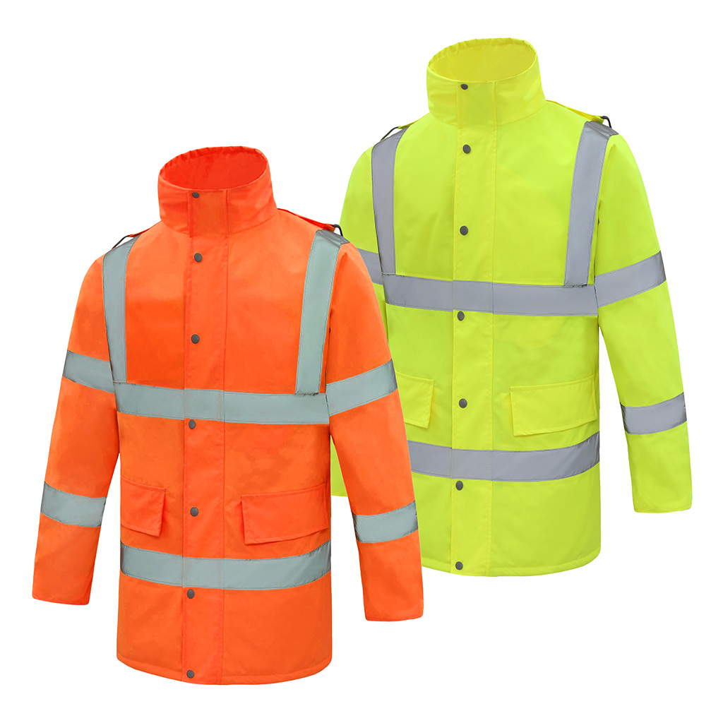 AQUA HIGH VISIBILITY WATERPROOF JACKET | Eurox – Workwear PPE. and ...